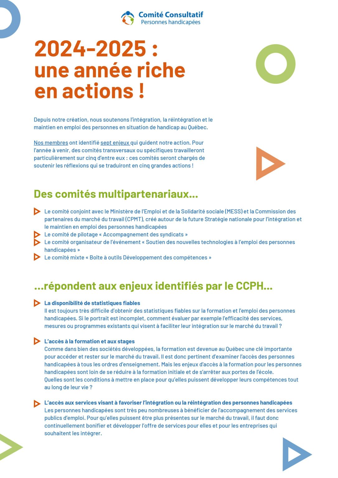 Découvrez le CCPH ! - CCPH